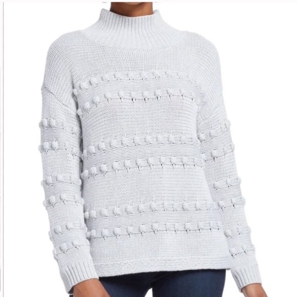 NIC+ZOE | Sweaters | Niczoe Adore A Ball Texture Stripe Turtleneck ...